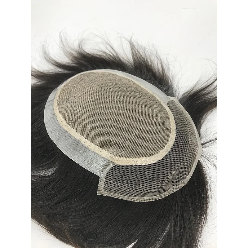 Qingdao Factory Gray Hair Cranial Prosthesis Pieces Premium Synthetic ...