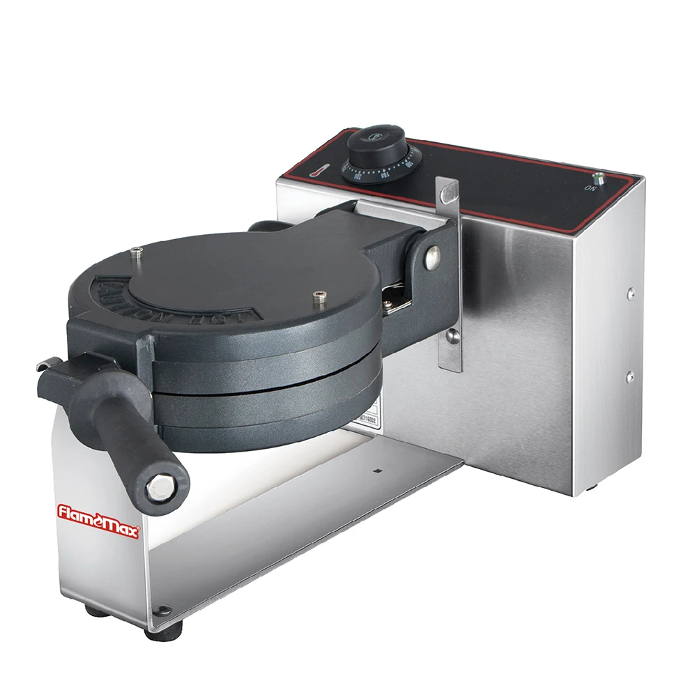 Flamemax Manual Control Belgian Rotary Waffle Iron Machine