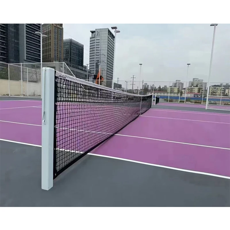 Outdoor Competition Steel Tennis Posts pole In-Ground Pickleball Posts ...