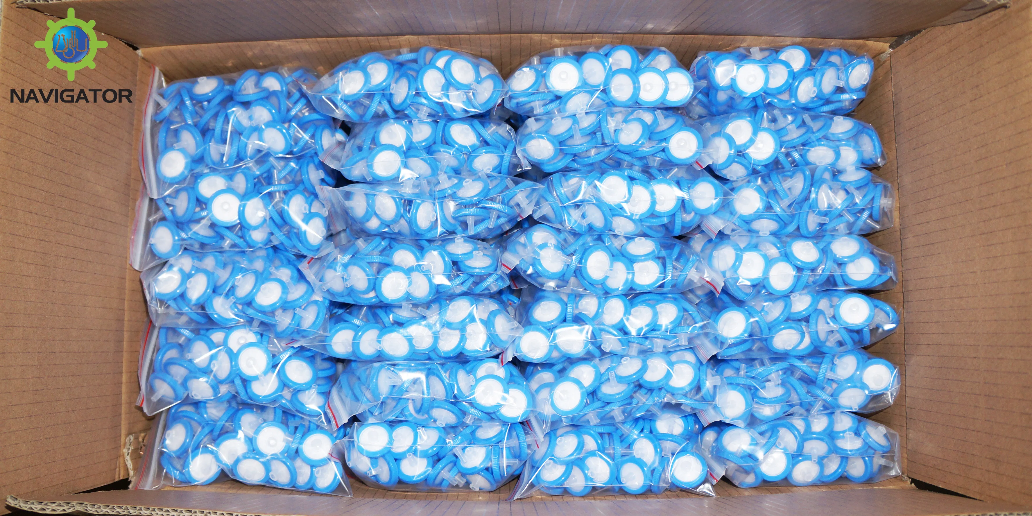 Customizable 25 Count 0.22 Micron PVDF Syringe Filter Sterile Lab ...