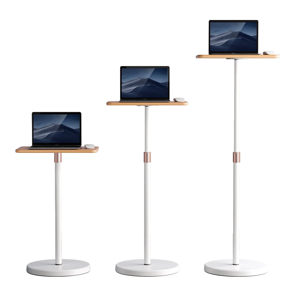 OULAIKE L42 Adjustable Wood Laptop Stand - Perfect for All Laptops