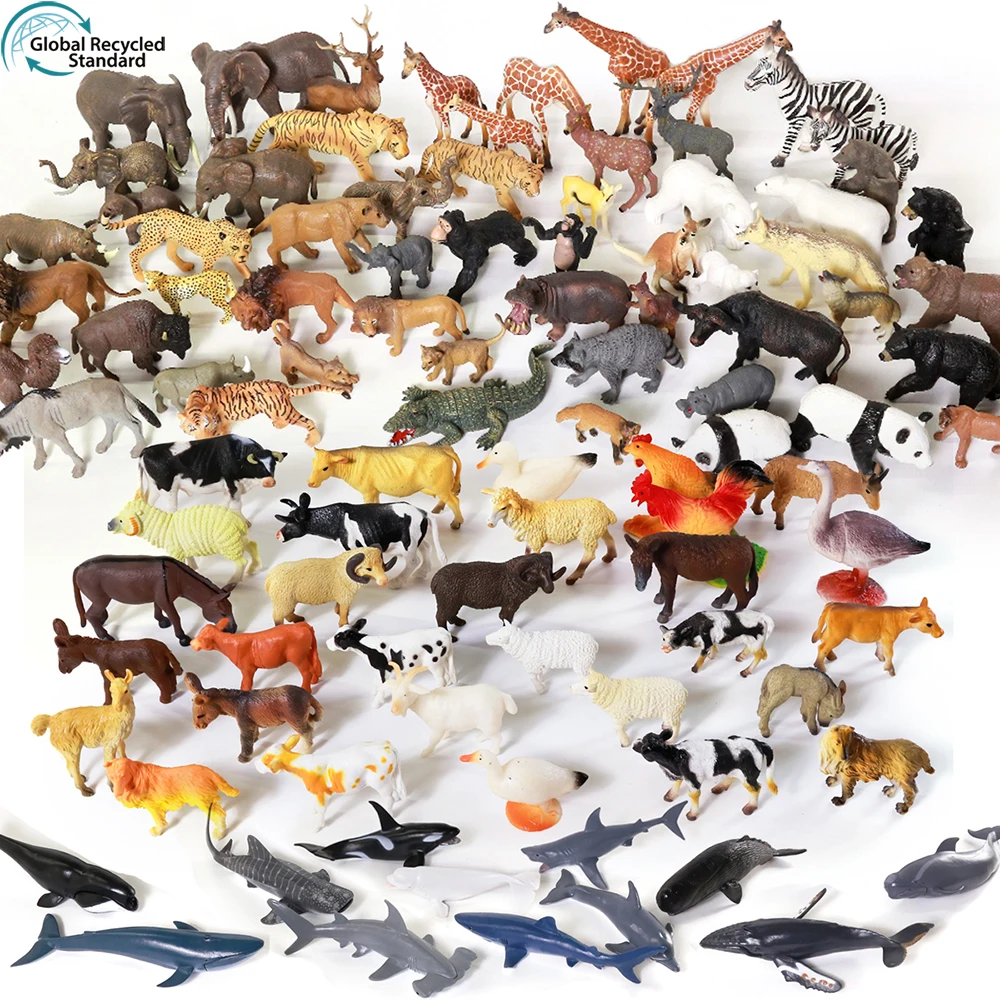 Custom OEM ODM PVC Wild Sea Farm Animal Horse Model Set - Educational ...