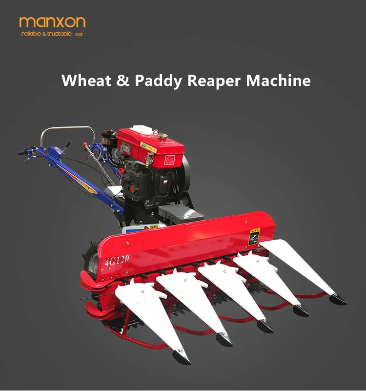 Professional Agriculture Mini Paddy Rice Reaper Machine Wheat Combine ...