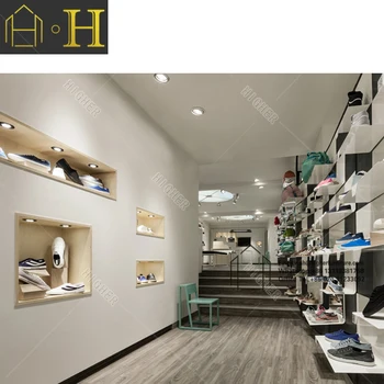Factory Custom Shop Interior Design For Shoe And Leather Goods Shoe ...
