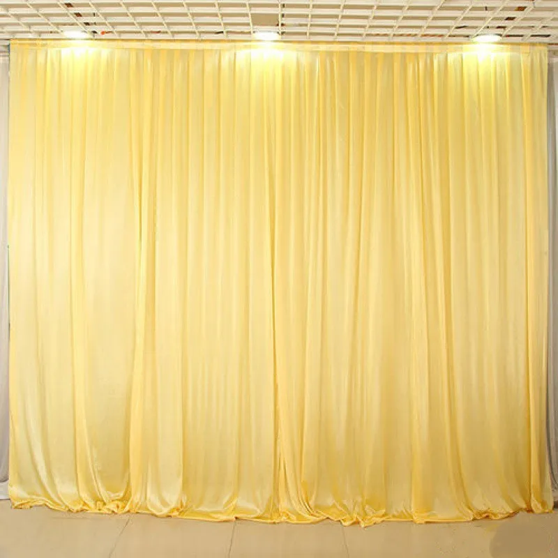 Satin Backdrop Curtains - Elegant Wedding Decor Solutions