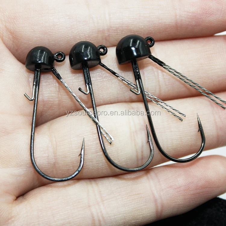 Wholesale Weedless Ned Rig Jighead,Tungsten Rig Jig Head,Mushroom ...