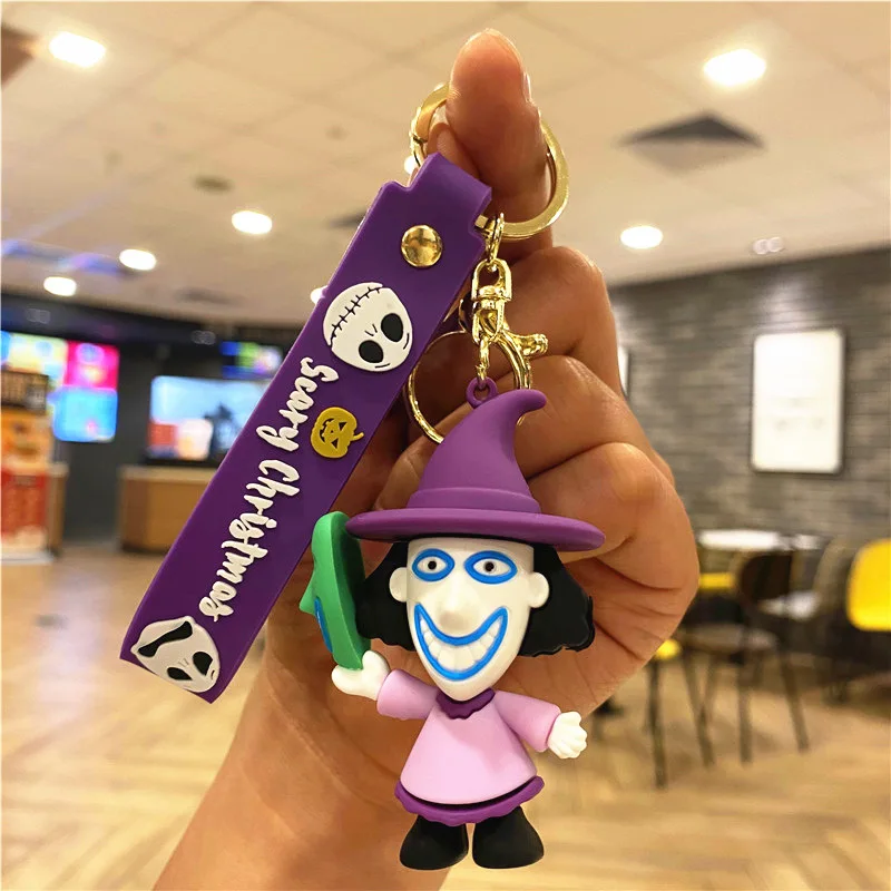 Hot Sale Multi-types Halloween Keychain For Promotions Gifts Pvc Key ...