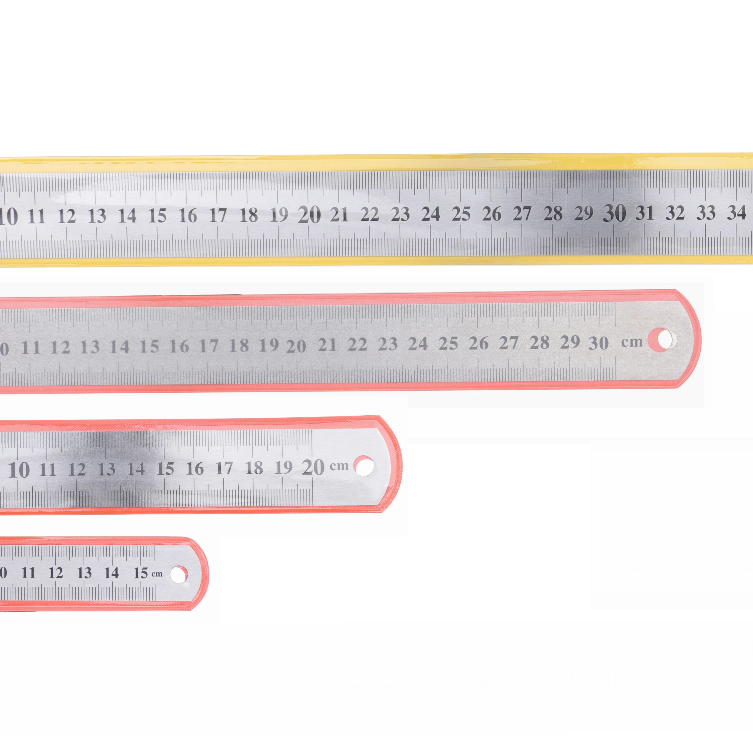 Universal Stainless Steel Straight Ruler Measurement Square Tool Metal ...