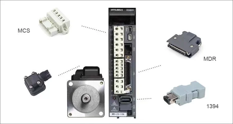 Server Connector Mitsubishi Encoder Connector SM-10P-B 3M 36310 10P ...