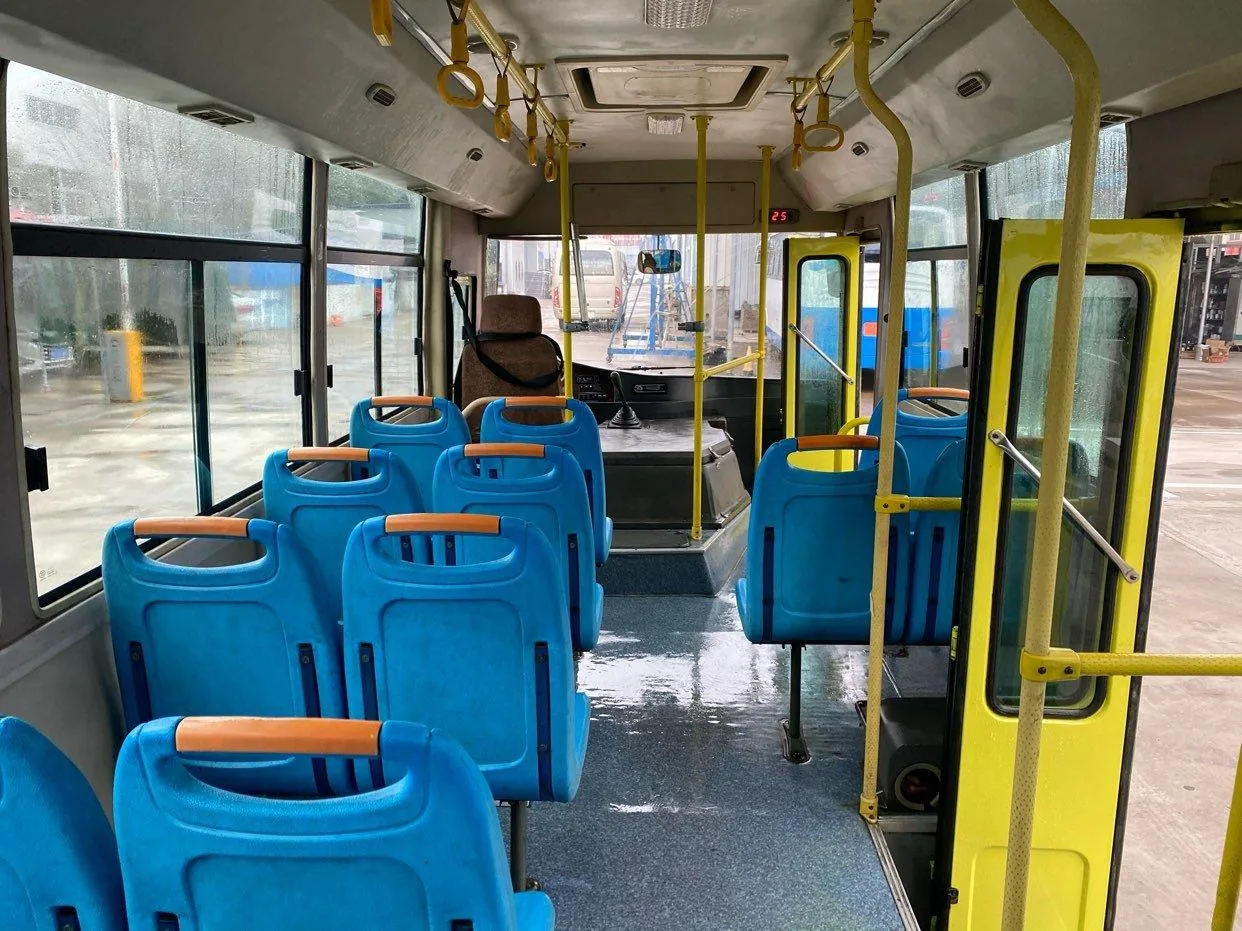 Small Diesel Bus - Double Doors, Sliding Windows for Sale