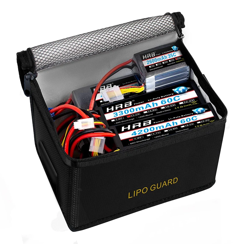 Custom Explosionproof Lipo Safe Bag Fireproof Bag Large Capacity Lipo ...