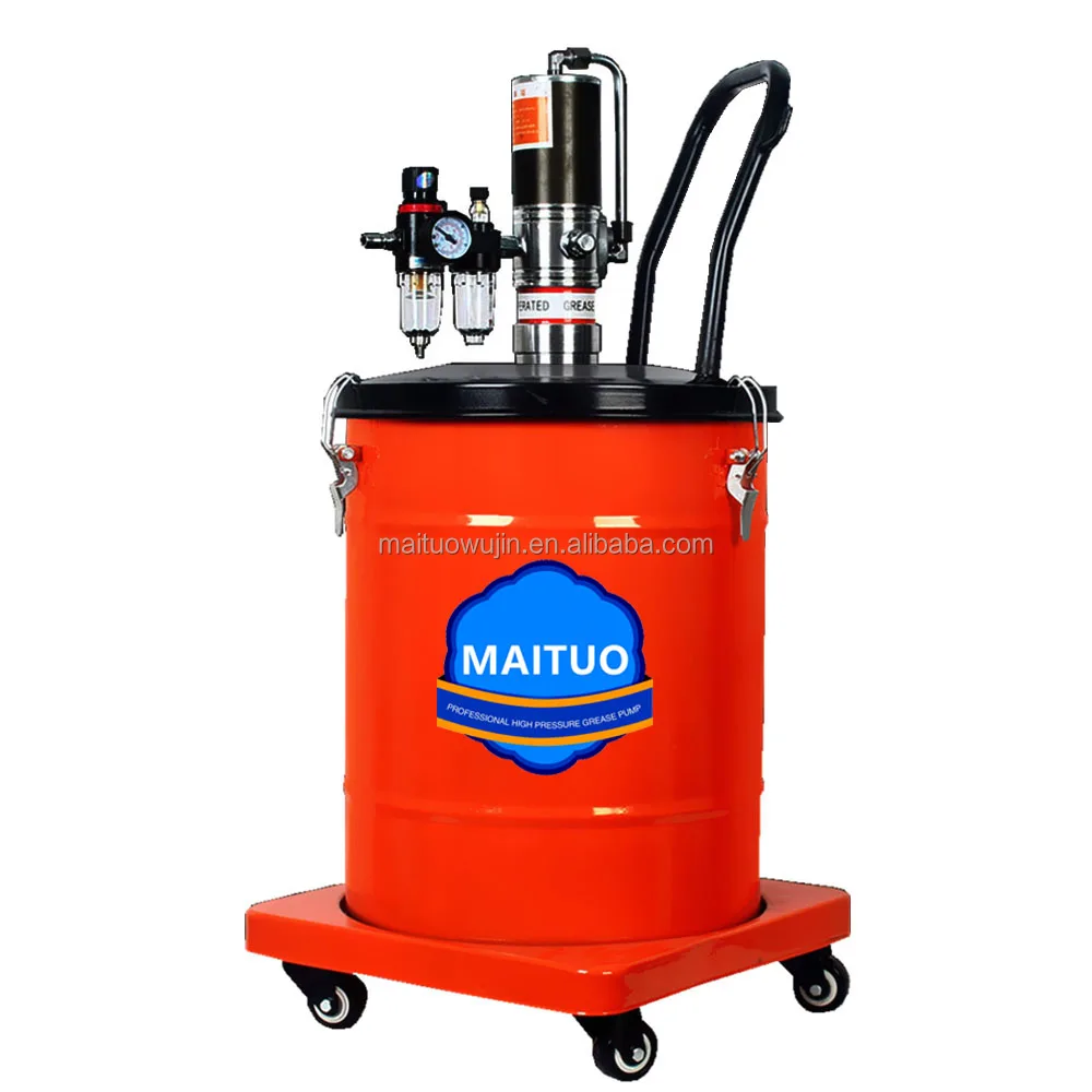 9 Gallon Bucket High Pressure Pneumatic Grease Pump 35l Barrel Air ...