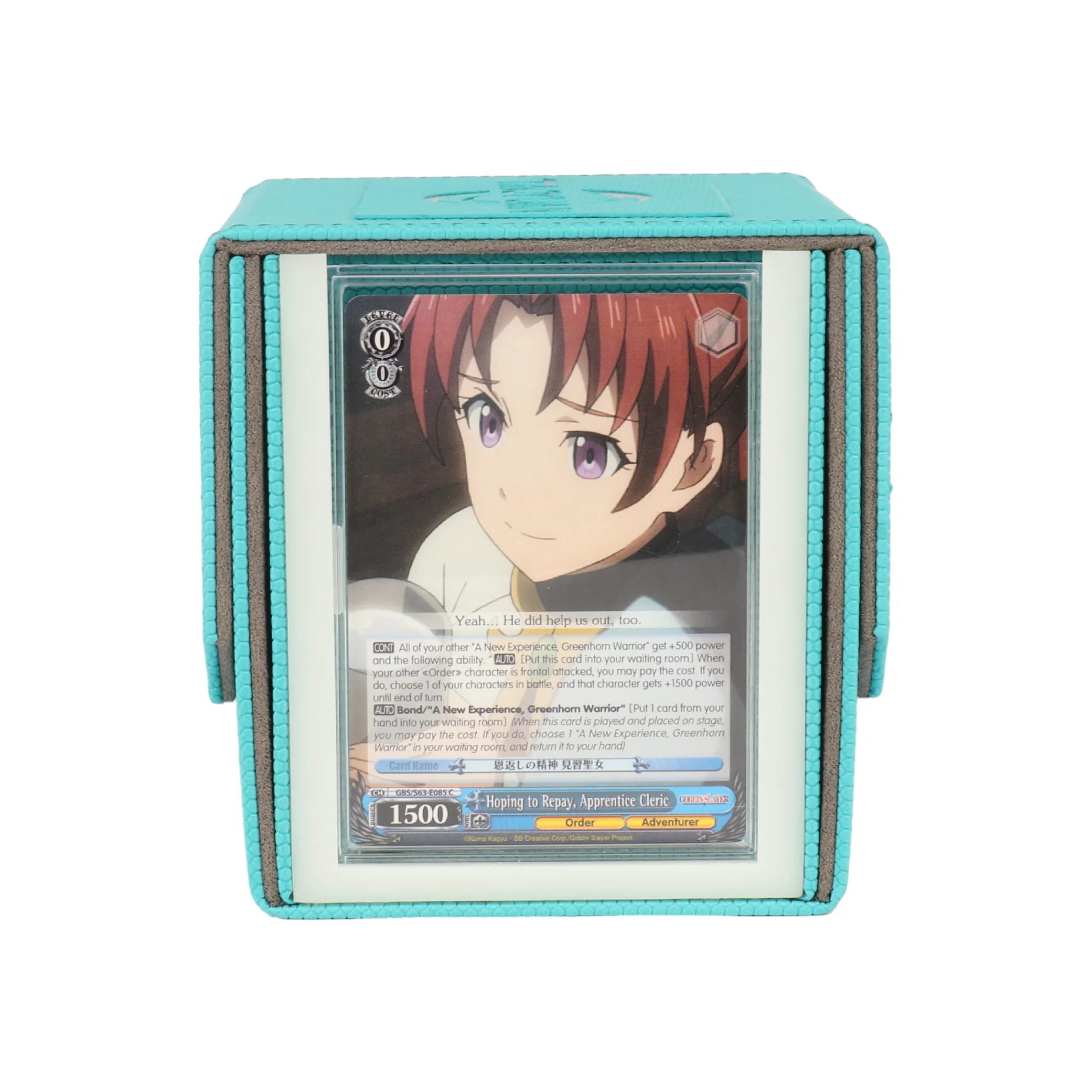 Custom Made Gamegenic Slide Card Case Deck Box - Premium Leather