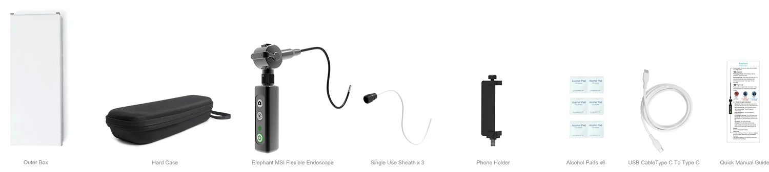 Professionals Flexible Endoscope High Battery Storage Real-time Viewing ...