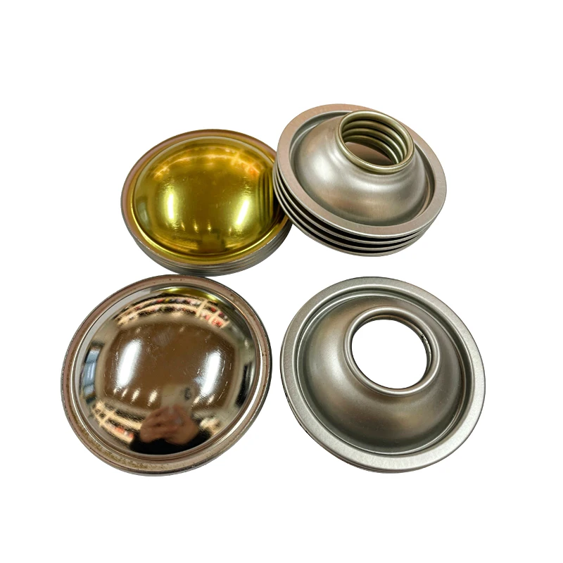 Aerosol Tin Can Components Aerosol Tin Custom Can Top Bottom Cone Dome ...