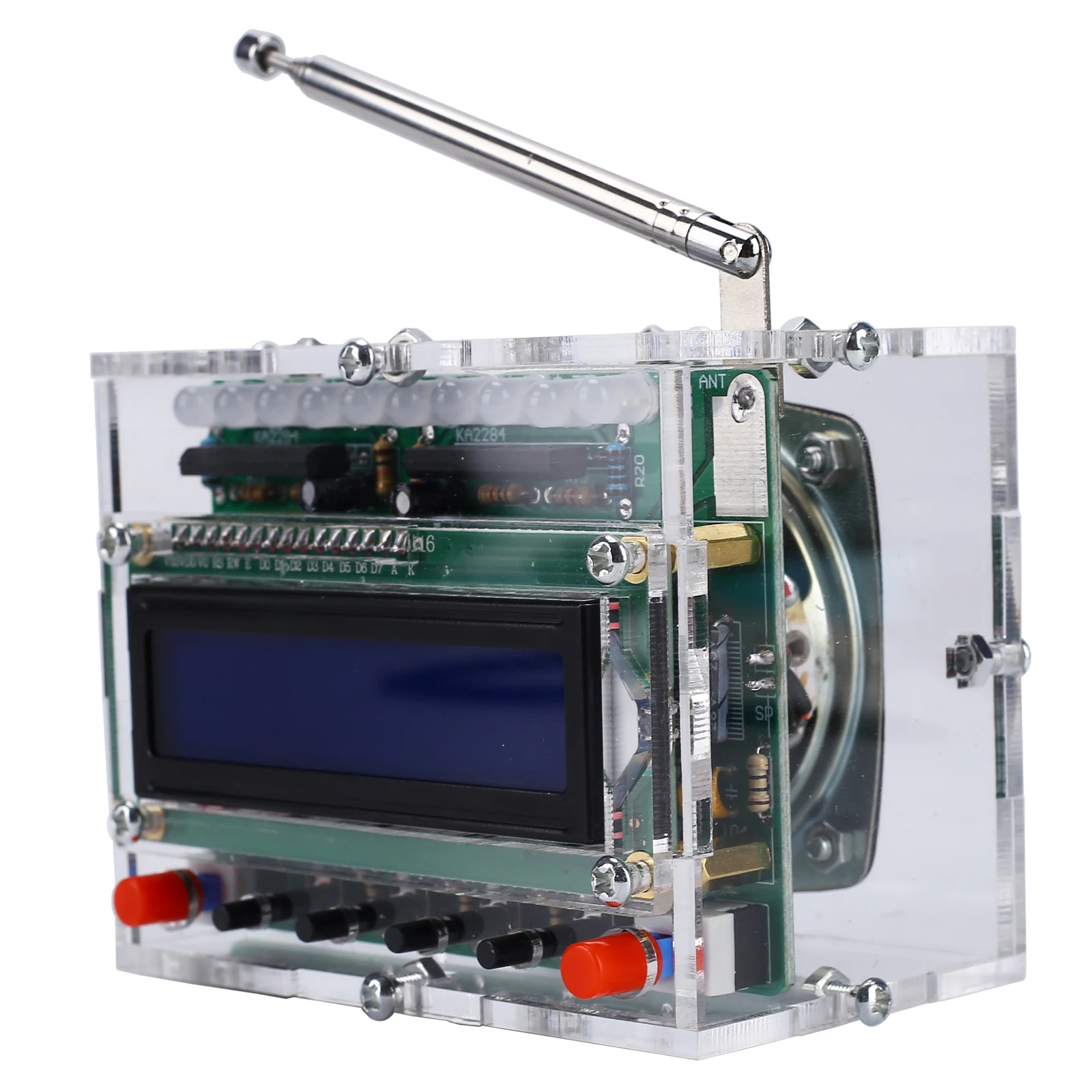 FM Radio Kits Soldering Projects DIY Electronics Digital Kit with LCD ...