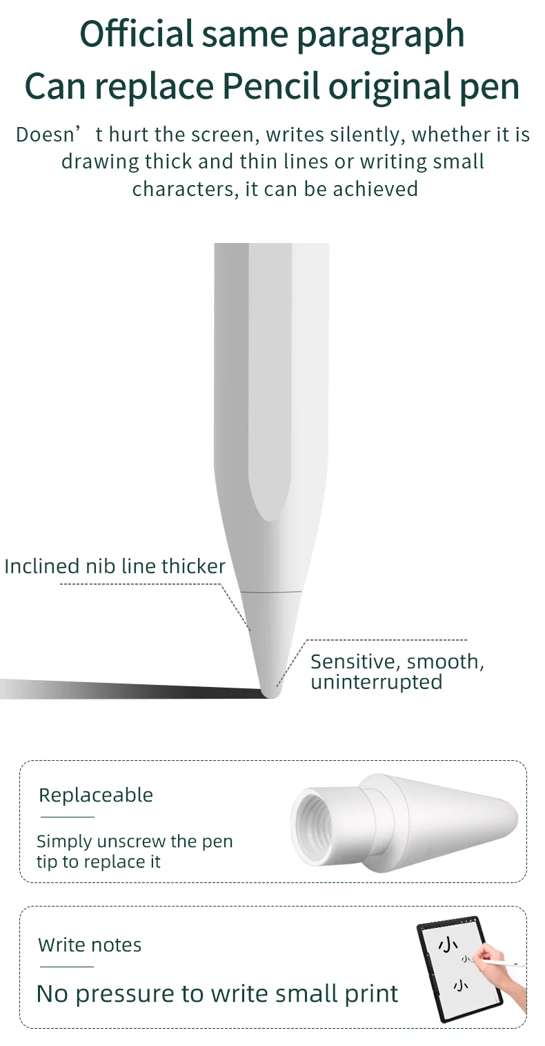 Palm Rejection Touch Screen Pen for Ipad - Active Stylus