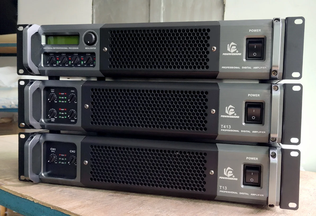 Professional Power Amplifier - 4 Channel 1300W DSP Audio