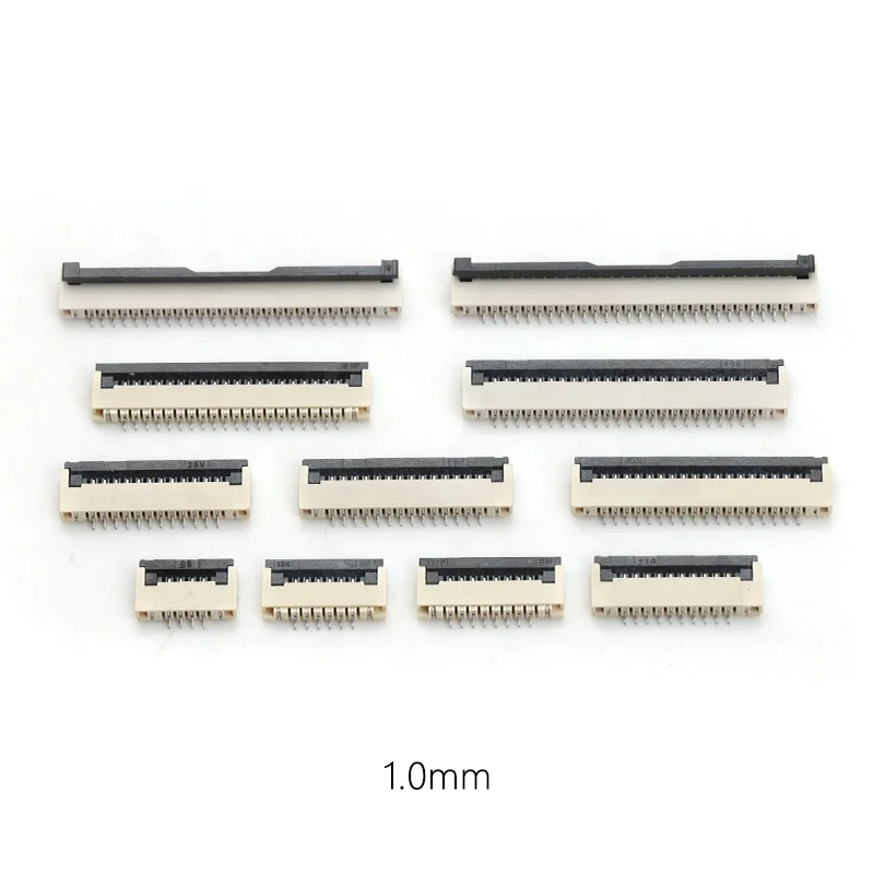 1.0 Flip-lock Type Fpc Connector Smt 18pins 1.0mm Pitch Fpc Connectors ...