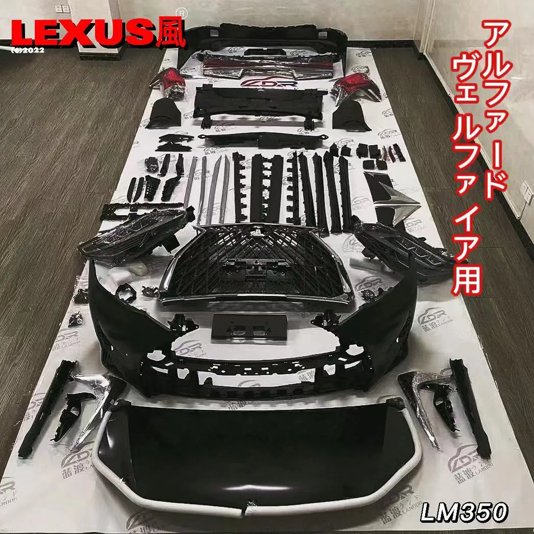 Factory For Alphard Bodykit Upgrade To Lm Tuning Parts For 2008-2014 Toyota Alphard 20 Facelift ...