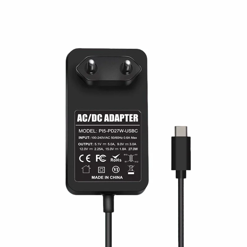 Raspberry Pi 5 Power Supply Gan Power Charger Official Usb-c Power ...