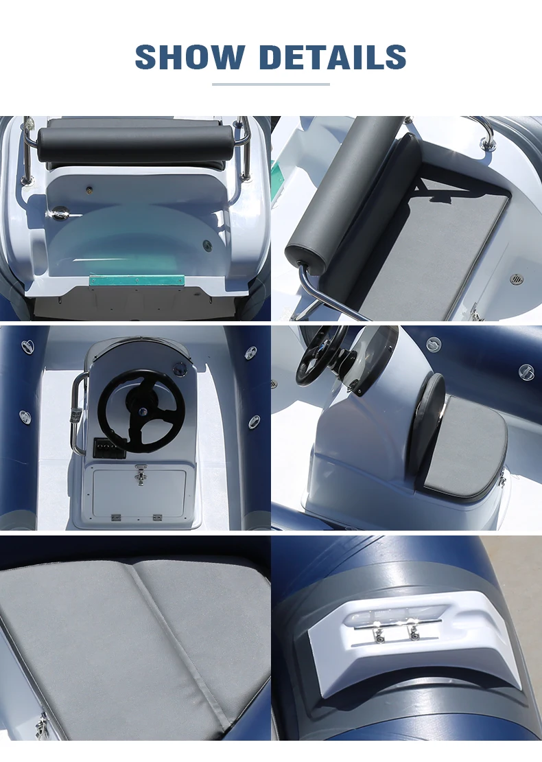 Small Center Console Rowing Boat From China Made of PVC Racing Plastic ...