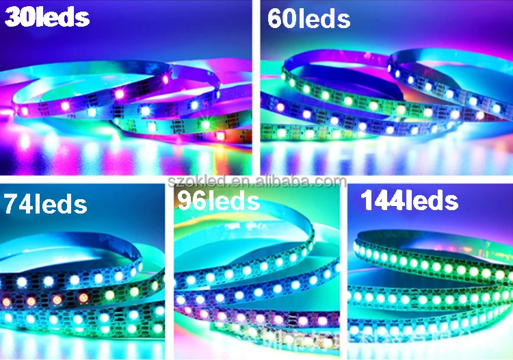 5M Individually WS2812b Digital Pixel Programmable Magic Addressable ...
