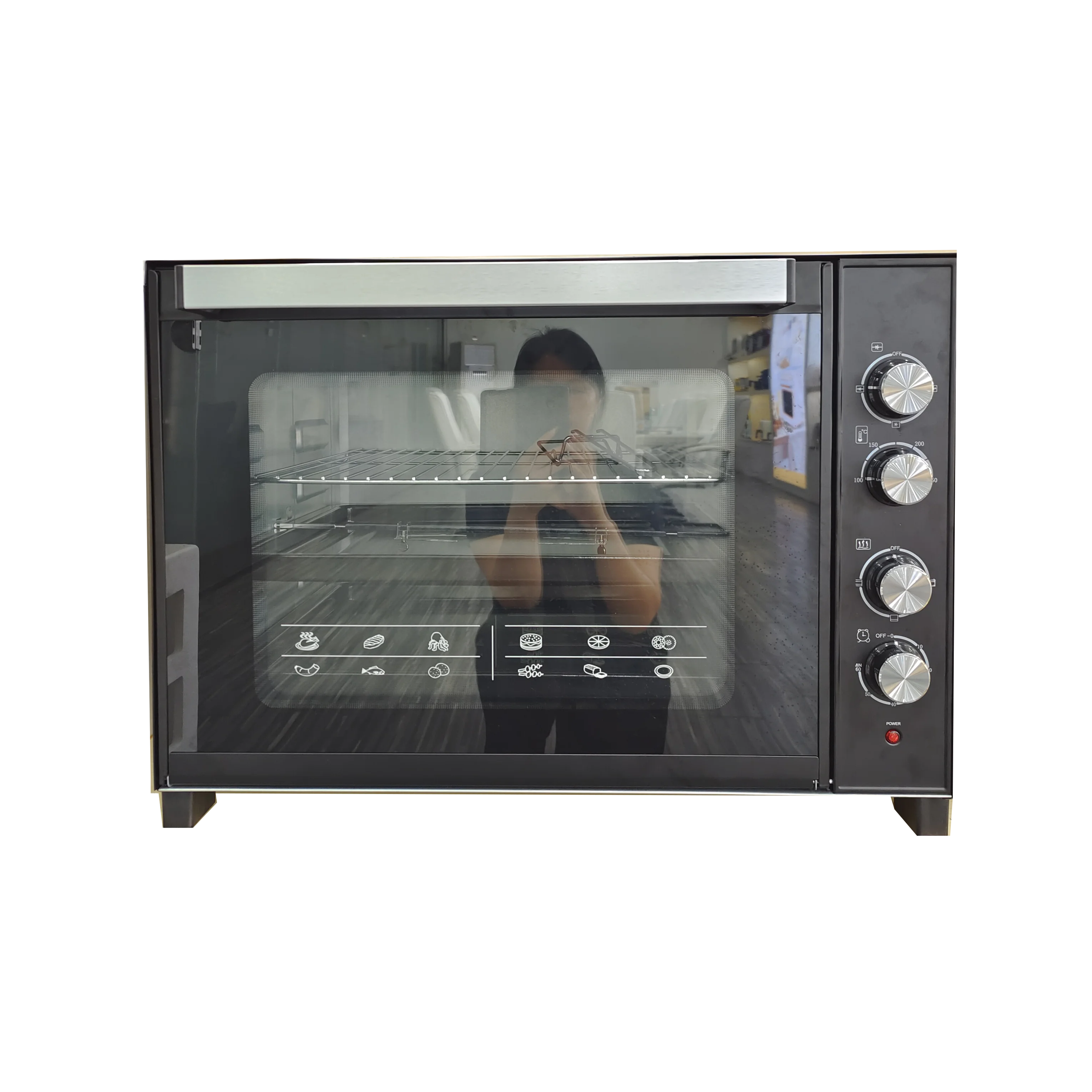 100l 2800w Professional Smart Electric Oven - Home Baking Multifunction ...