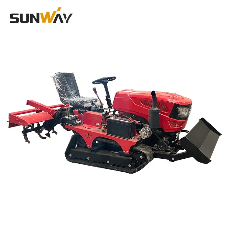 Alibaba.com: 2025 New Rubber Track Crawler Tractor, 4x4 Agriculture ...