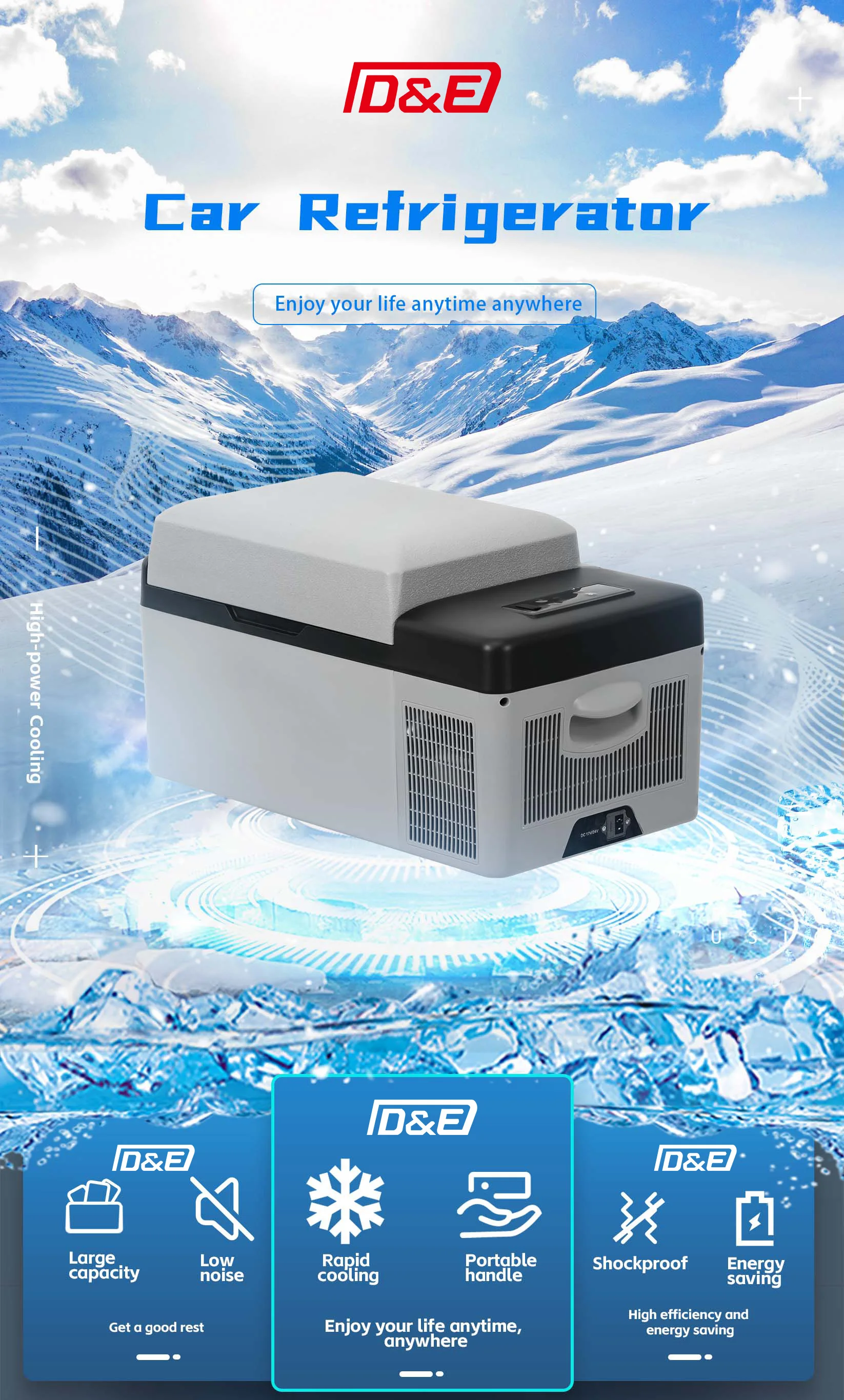 15L Factory Portable C15 Parking Fridge Mini Refrigerator Camping ...