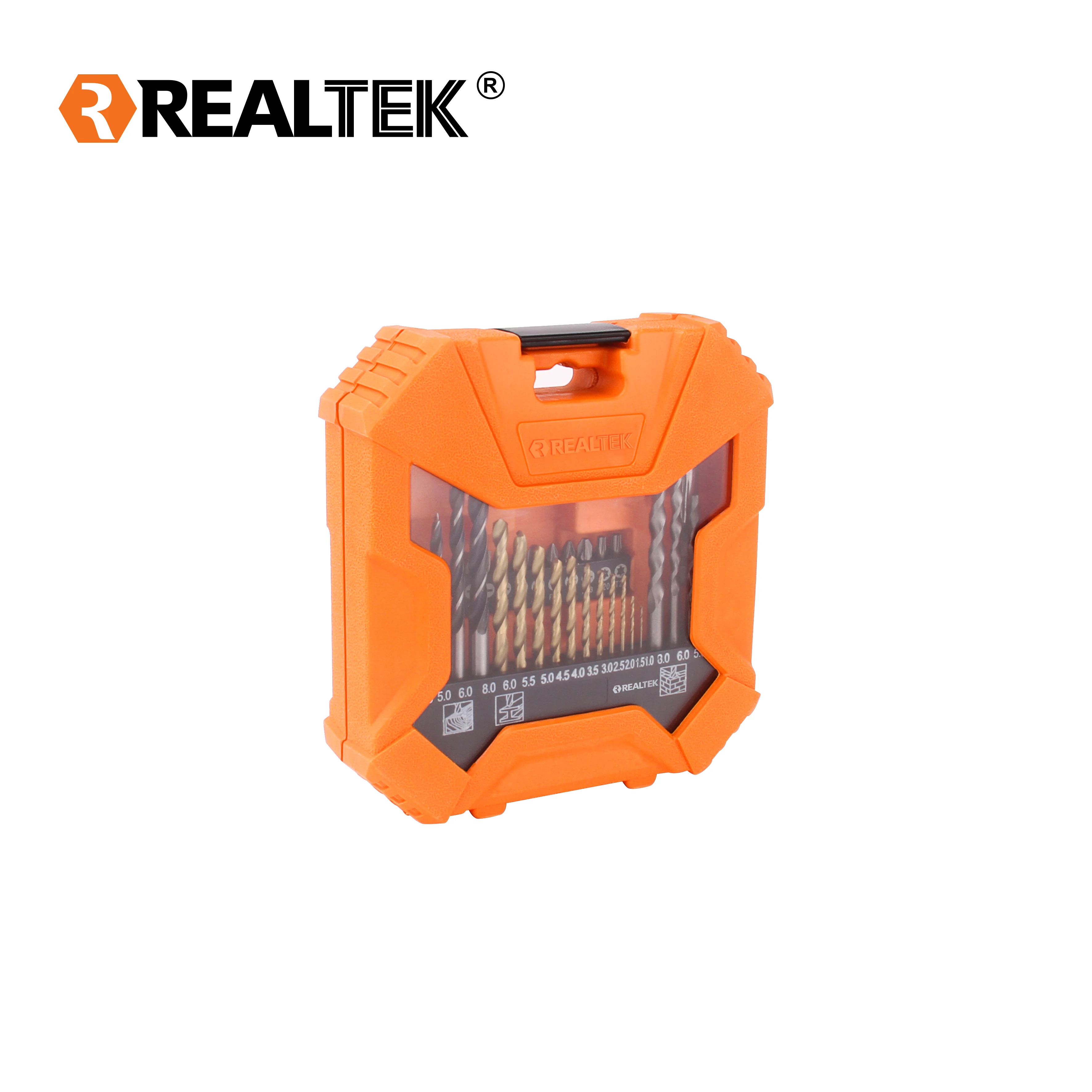 Realtek Professional Various Lengths Combination Universal Tools Hardware Hole Drill Bit Set For ...