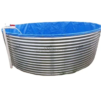 Lvju Aquaculture Pond 10000 Litre Circular Catfish Tilapia Prawn ...