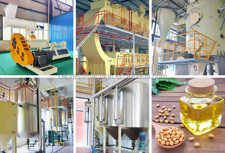 50tpd Soybean Oil Processing Plant Soybean Oil Extraction Machine Mill ...