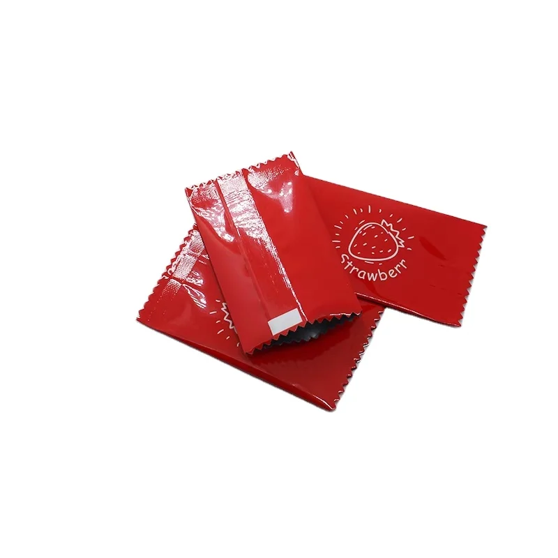 Custom Disposable Small Protein Powder Sachets Packaging Pouch Back ...