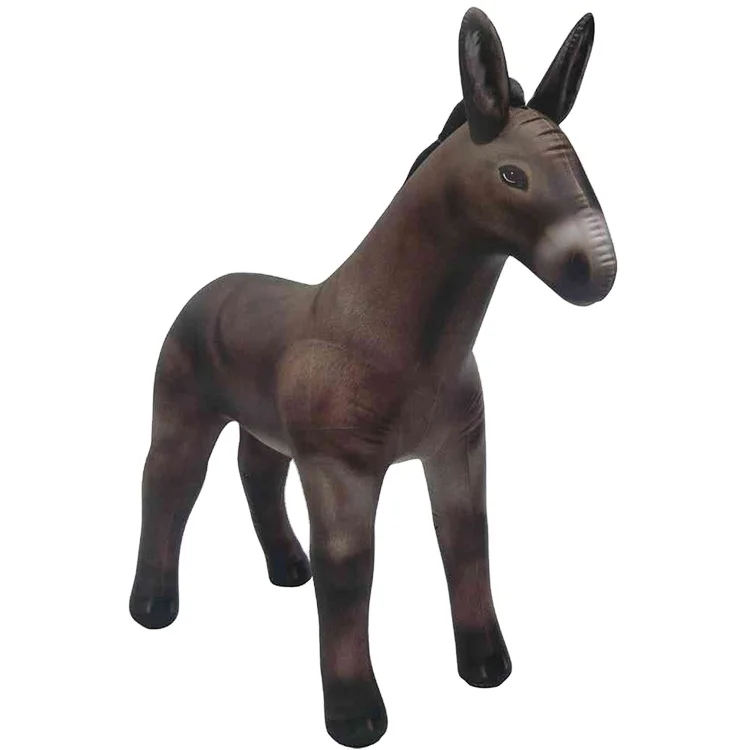 high quality PVC large inflatable donkey durable plastic realistic blow ...