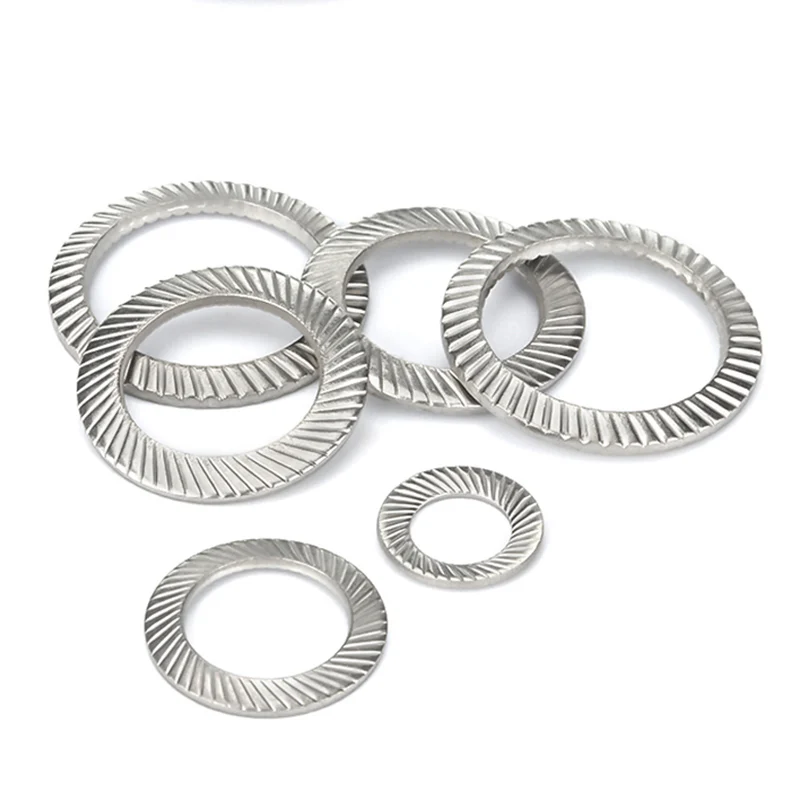 DIN25201 Self-locking Wedge Lock Washer Double Layer Self-locking ...