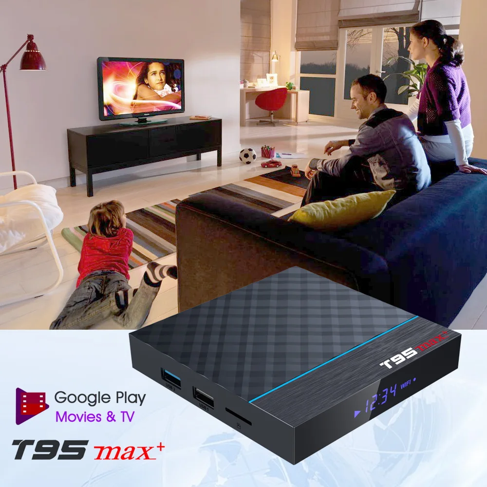 Lemax T95 Max+ 4GB 32GB TV Box - 8K Support & Android 9.0