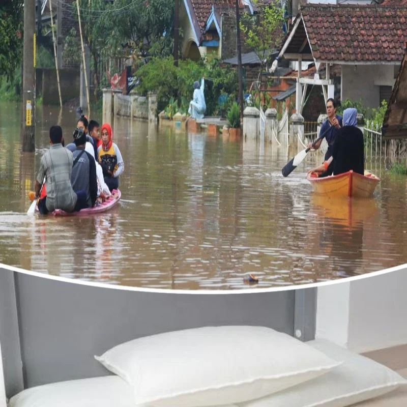 Quick Dam Reusable Anti Flood Sand Less Self-inflated Inflatable Water ...