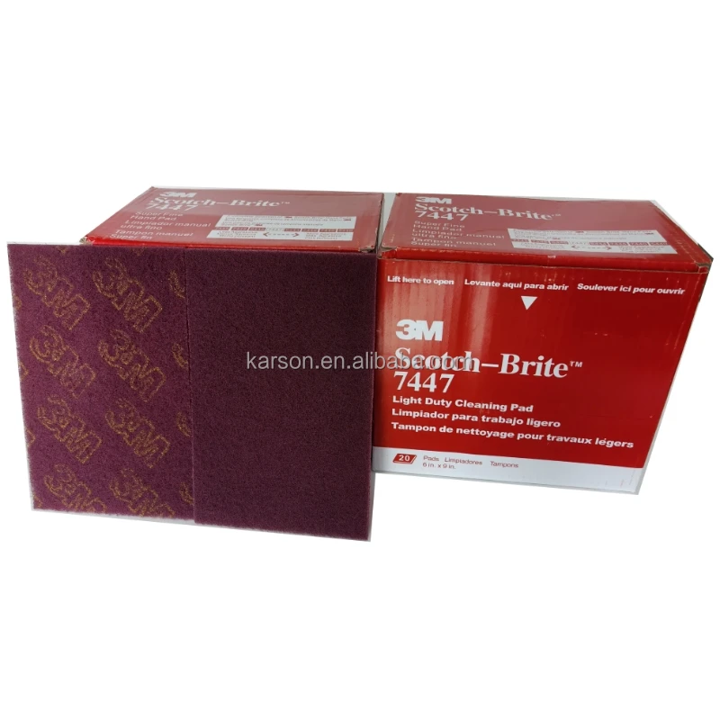 3M Scotch-Brite Hand Pad 7447,6 in X 9 in| Alibaba.com