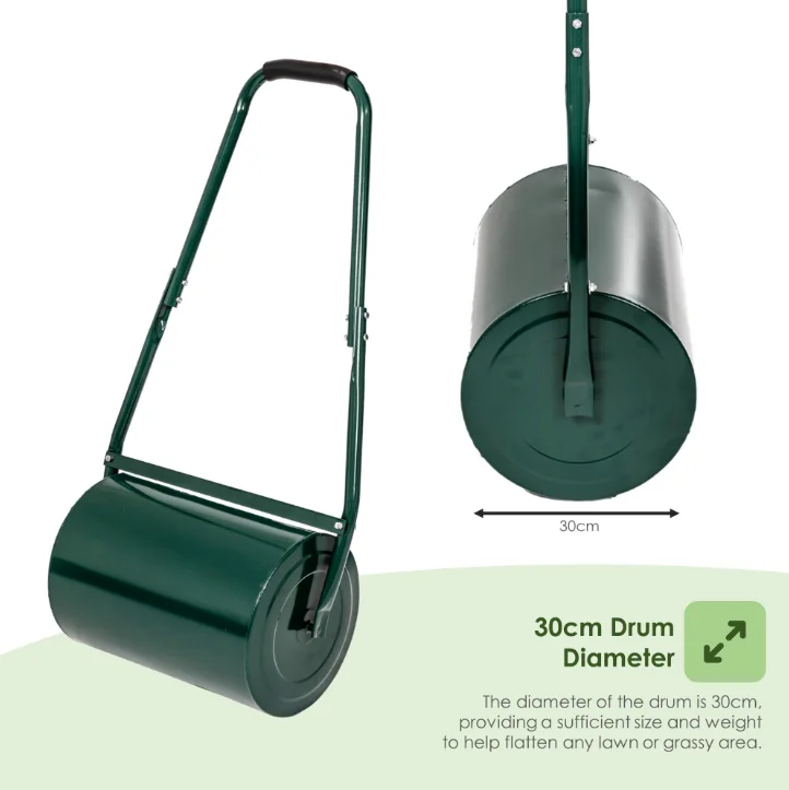 30L Lawn Roller Compactor - Achieve Perfectly Smooth Lawns