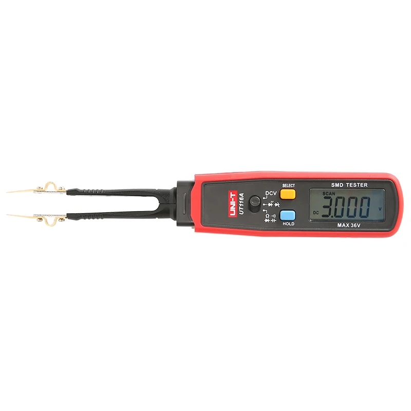 UNI-T UT116A SMD Tester Meter Measure DC Voltage Resistance Capacitance ...