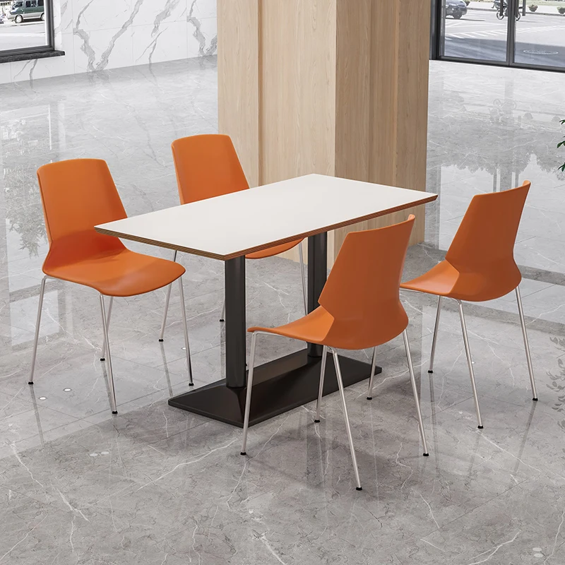 Fast Food Restaurant Chairs And Table Set Dining Tables Plastic Chairs ...