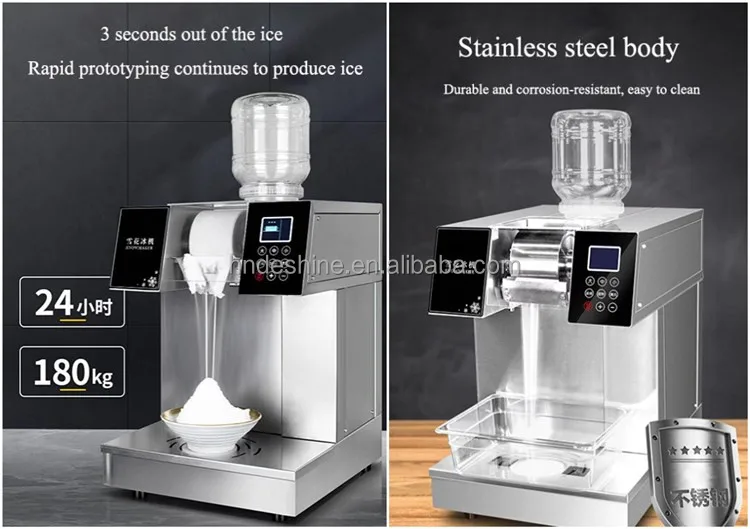 Commercial Korean Korea Kakigori Mesin Es Bingsoo Snow Snowflake Flake ...