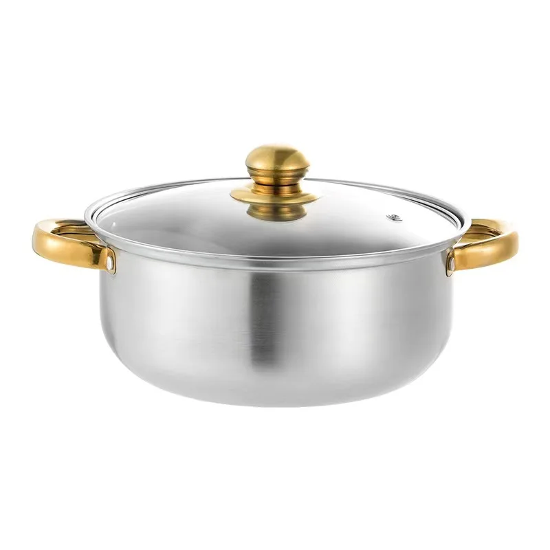 Stainless Steel Kitchenware 10pcs Set Cookware Set Stock Pot With Glass ...