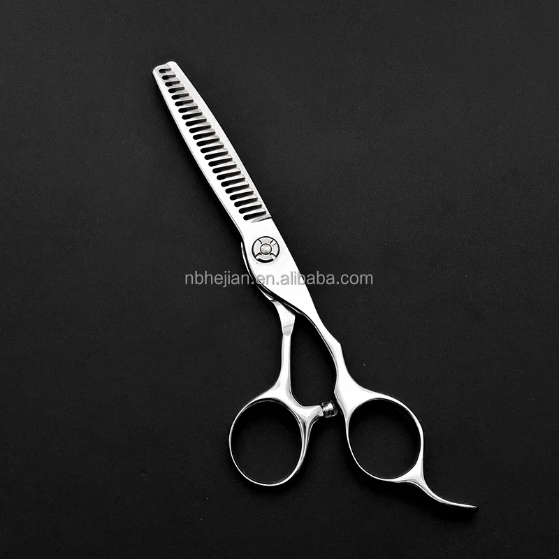 440C offset handle hair scissors set 6.0 inch 30 teeth invisible ...
