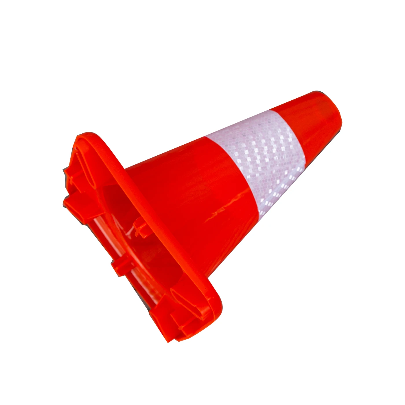 12 Inch Safety Cones - Flexible Traffic Cones with Reflective Stripe