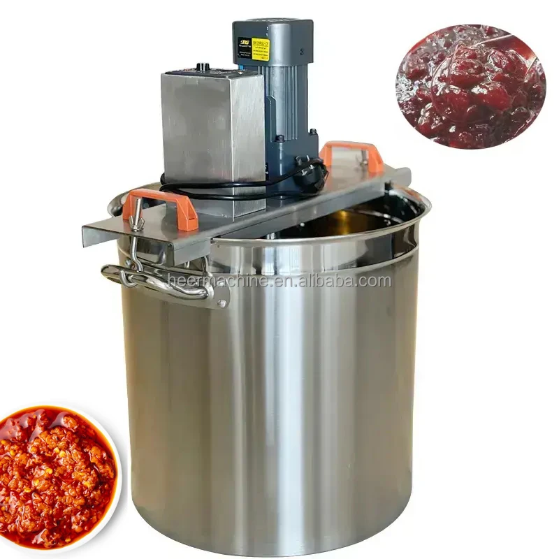 Industrial Semi Automatic Incline Slurry Jam Food Paste Soup Cooking ...