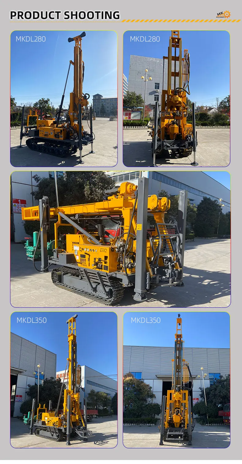 Tracked Drill Rig - 180m Drilling Machine MKDL280 MKDL350