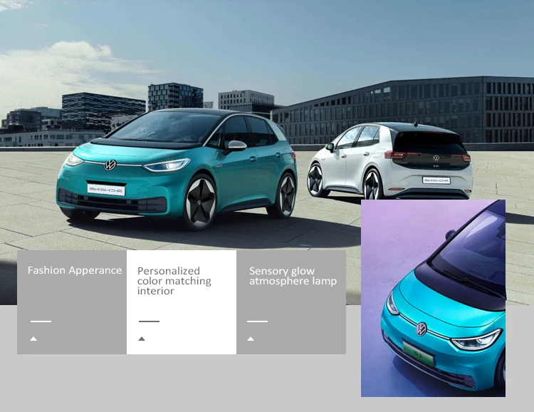 Smart EV Car VW ID3 - 450KM Range Electric Vehicle