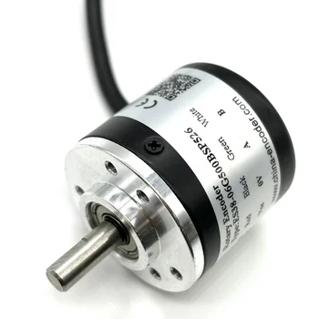 38mm Incremental Solid Shaft Rotary Encoder 8-24v Supply Npn Pushpull ...